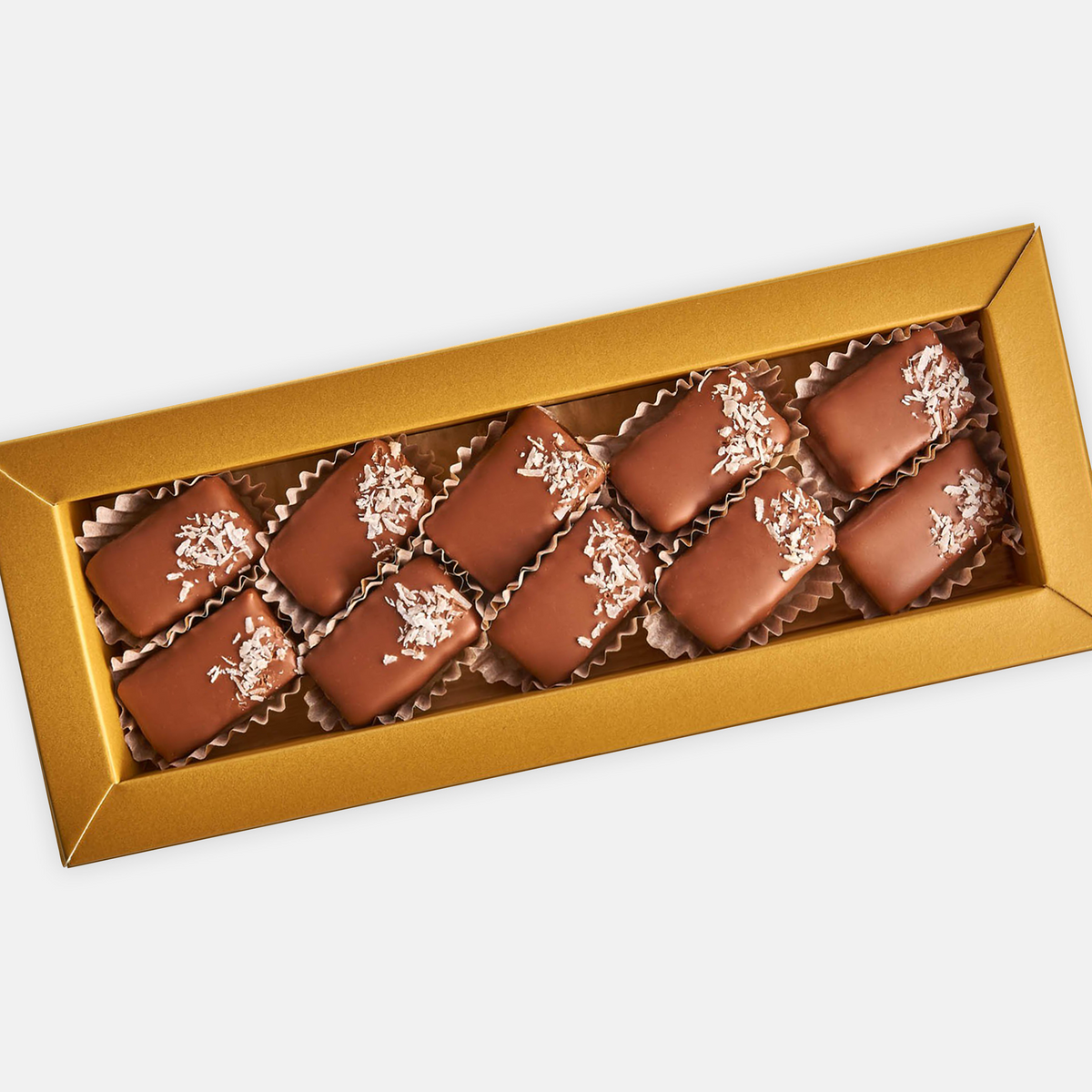 10 Piece Coconut Chocolate Bonbon Selection – Ghraoui Chocolate